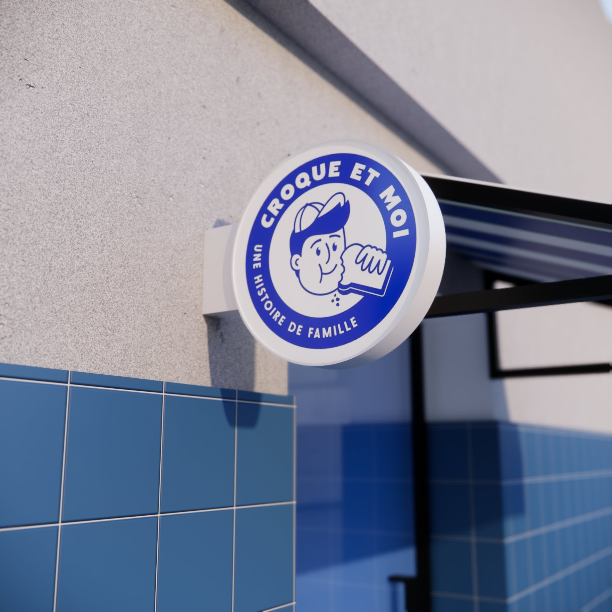 Single-sided Led Round Light Box Sign – LC Sign