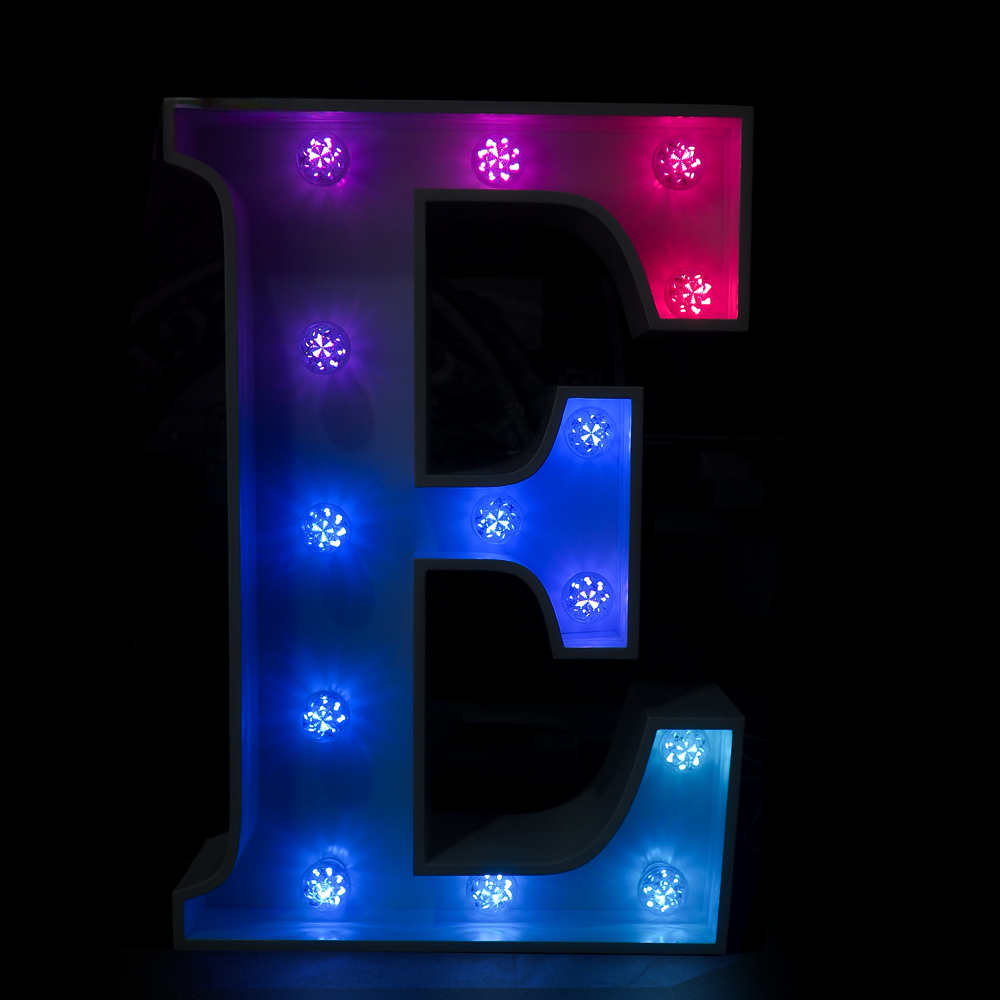 RGB Marquee Letters & Lights – LC Sign